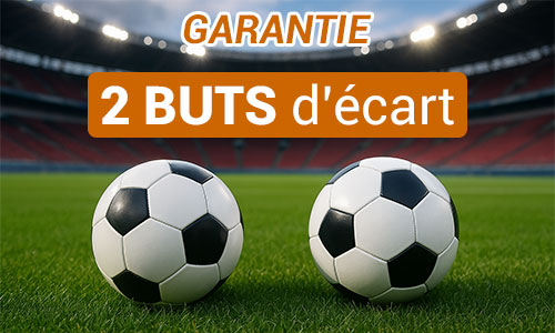 Quels bookmakers proposent la garantie 2 buts d'écarts en 2026